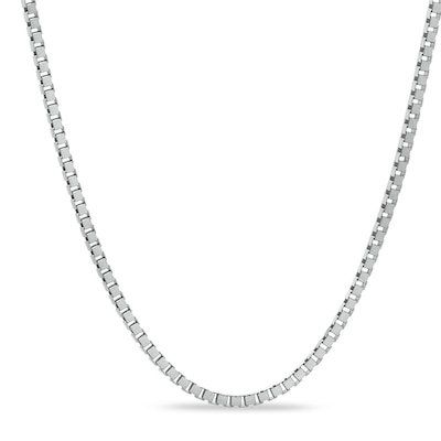 White Gold Box Chain
