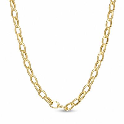 Ladies' 3.2mm Rolo Chain Necklace in 14K Gold - 18" | Zales