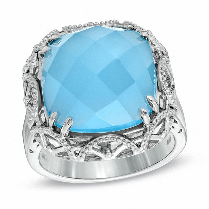 Blue Chalcedony Ring