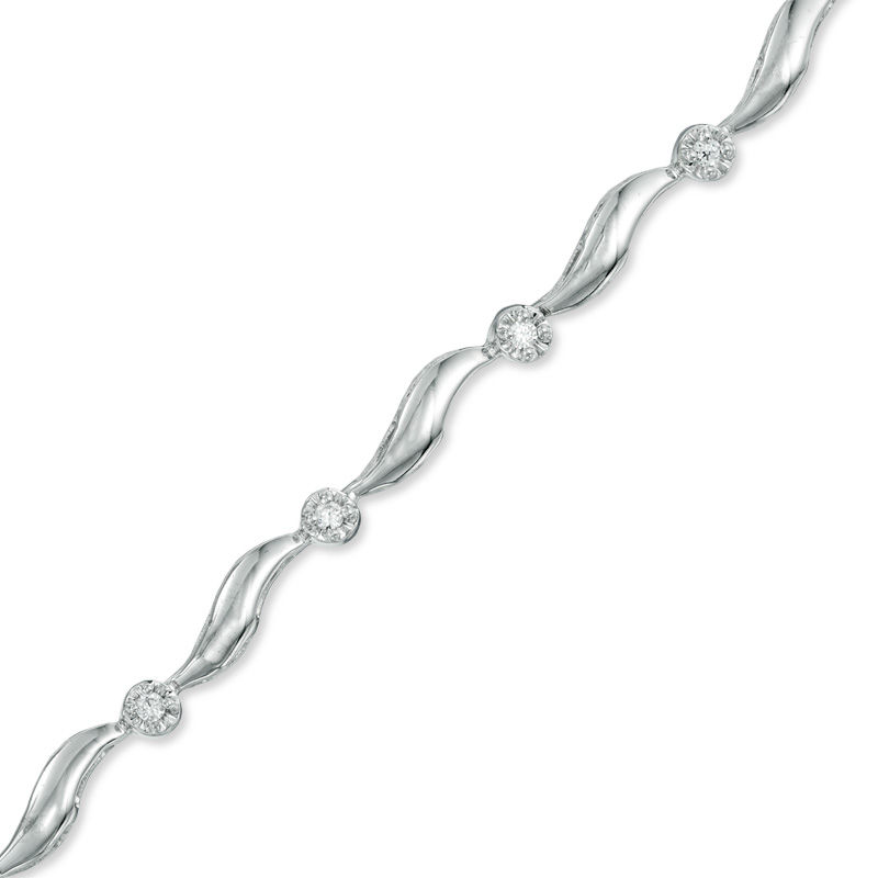 Zales white gold bracelets store