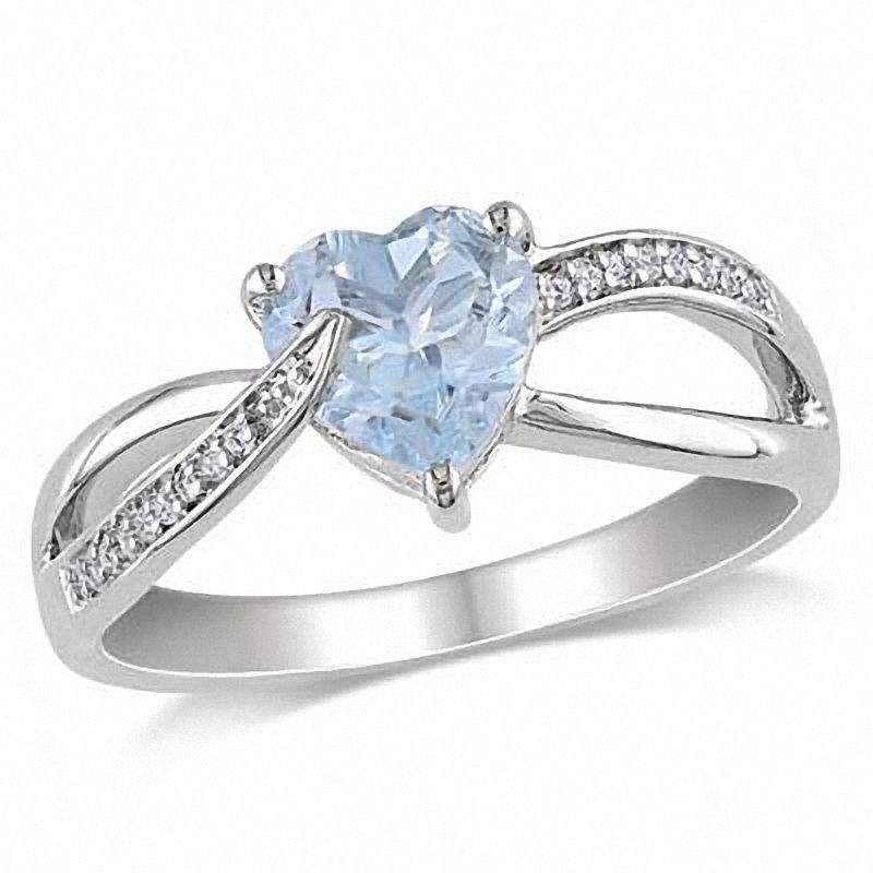 Heart shaped aquamarine store