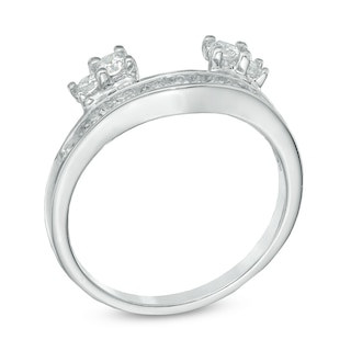 1/3 CT. T.W. Diamond Solitaire Enhancer in 10K White Gold | Zales