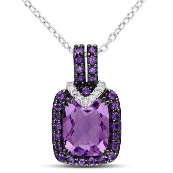 Zales amethyst necklace store
