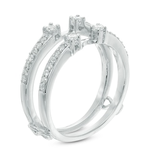 1/3 CT. T.W. Diamond Solitaire Enhancer in 10K White Gold | Zales