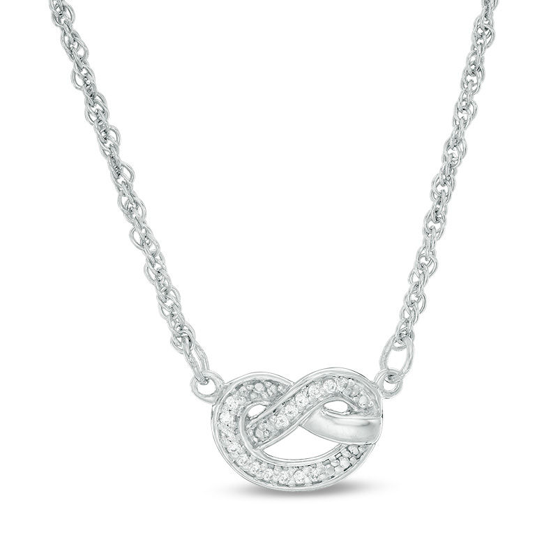 Zales love knot necklace store