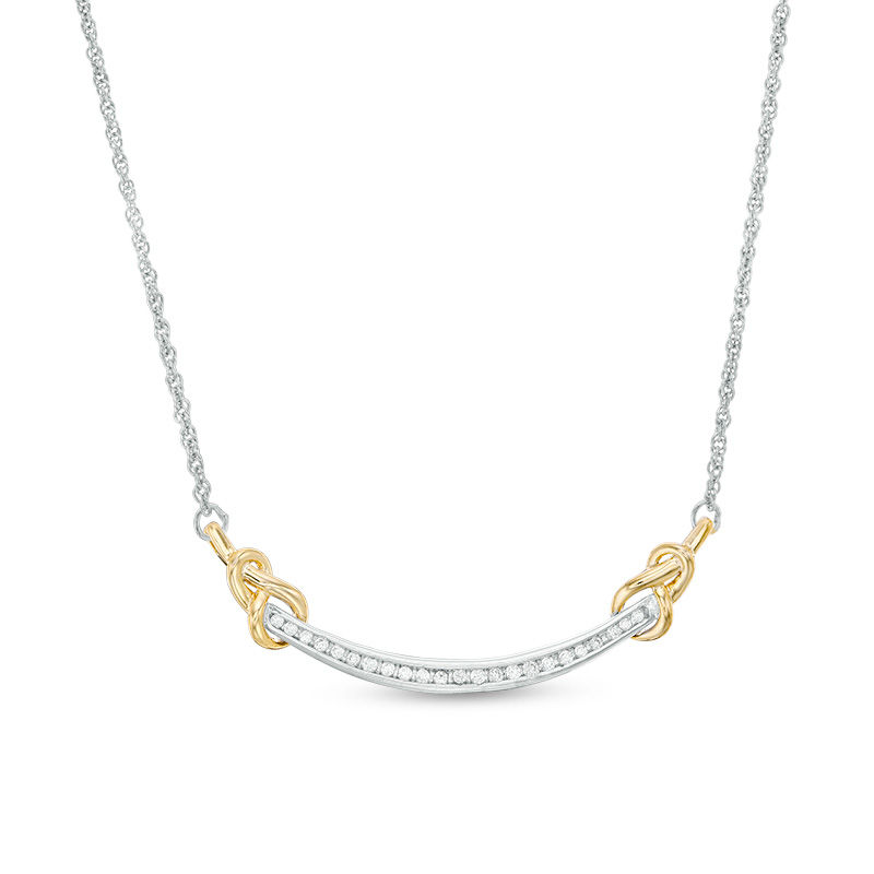 Zales love knot necklace store