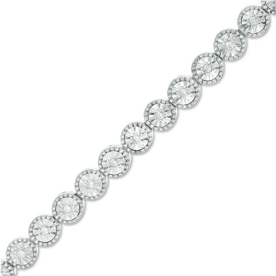 1 4 Ct T W Diamond Tennis Bracelet In Sterling Silver Zales