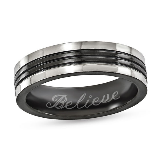 Zales men spinner ring store