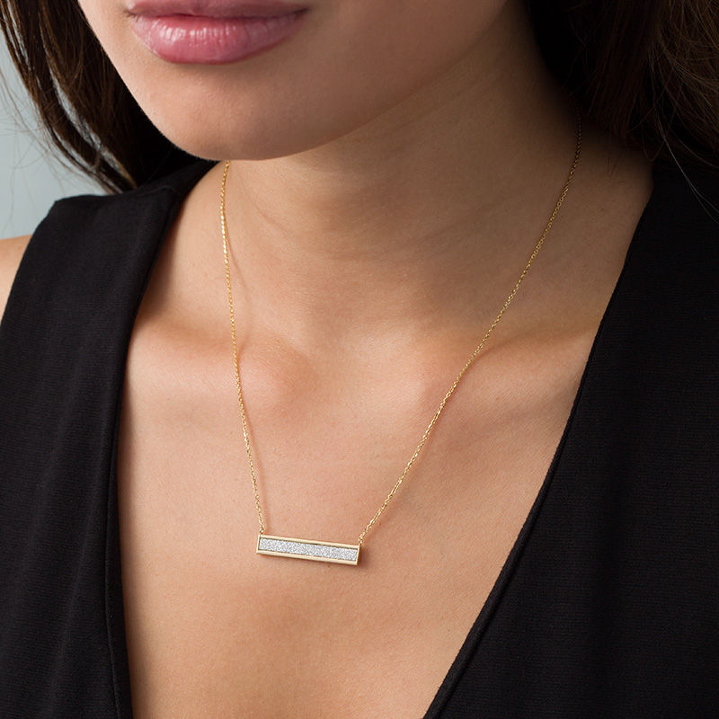 Zales bar necklace store