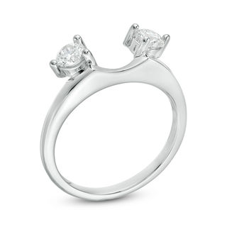 1/2 CT. T.W. Diamond Solitaire Enhancer in 14K White Gold | Zales