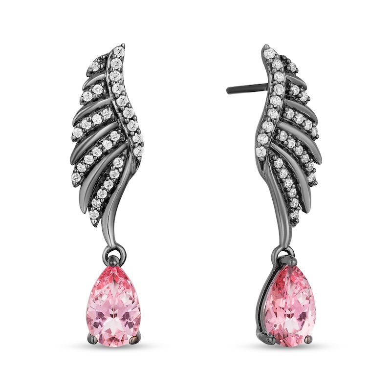 Enchanted Disney Villains Maleficent Pink Topaz and 1/6 CT. T.W ... Enchanted Disney Villains Maleficent Pink Topaz and 1/6 CT. T.W ...
