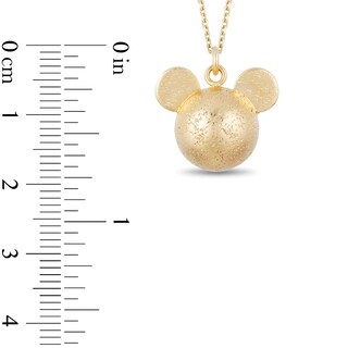 Mickey Mouse & Minnie Mouse Made in Italy Pendant in 10K Gold | Zales