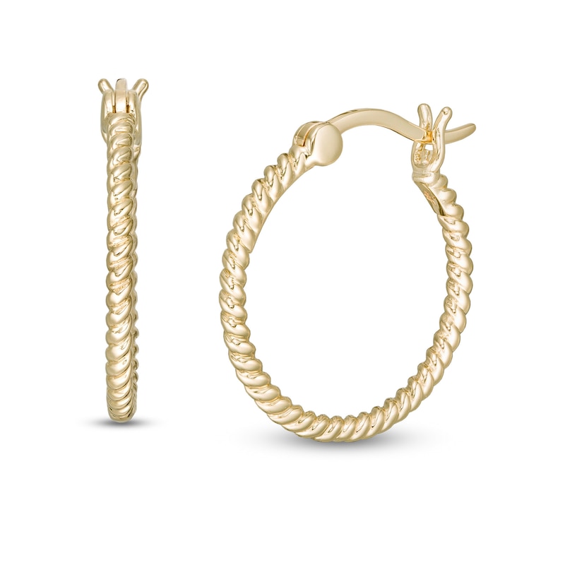 Wonder Woman™ Collection 200mm Lasso Hoop Earrings In 10k Gold Zales