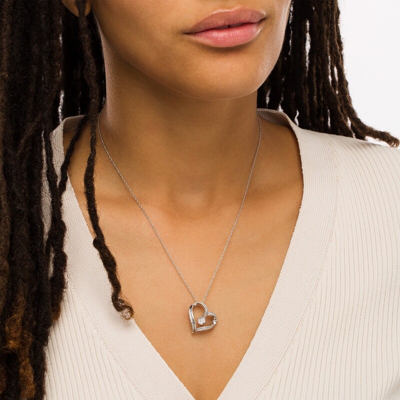 Open Heart Pendant Zales