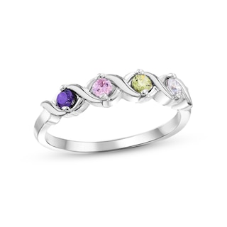 Gemstone Infinity Ring (1-7 Stones) | Zales