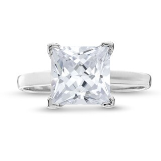 2 CT. Princess-Cut Diamond Solitaire Engagement Ring in Platinum (I/I2 ...