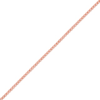 1 CT. T.W. Diamond Cushion-Shaped Frame Tennis Bracelet in 10K Rose ...