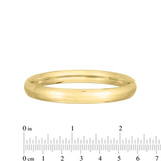 Polished 8.0mm Bangle in 14K Gold | Zales