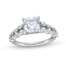 Shop Asscher Cut Engagement Rings | Zales