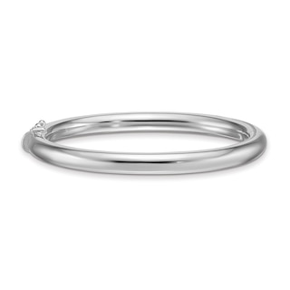 6.0mm Tube Bangle in Hollow Sterling Silver - 7.5" | Zales