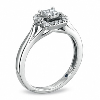 Previously Owned - Cherished Promise Collection™ 1/4 CT. T.W. Quad ...