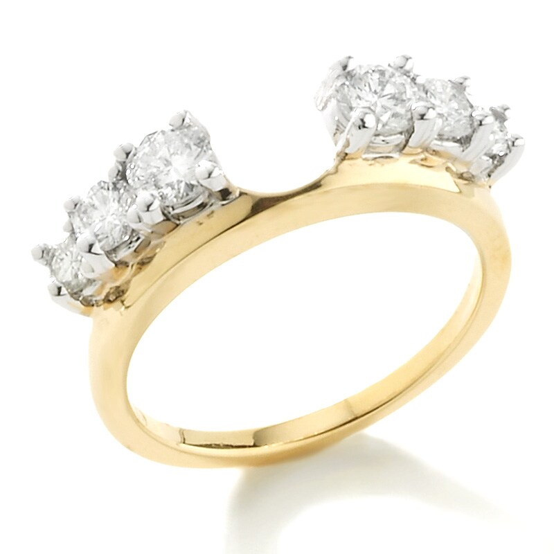 Previously Owned - 1 CT. T.W. Diamond Solitaire Enhancer in 14K Gold ...