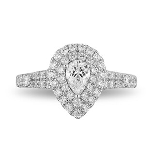 Previously Owned - Enchanted Disney Ariel 1 CT. T.W. Pear-Shaped ...