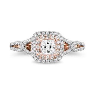 Previously Owned Enchanted Disney Aurora 1 CT. T.W. Princess-Cut ...