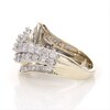 2 CT. T.W. Diamond Multi-Row Bypass Ring in 10K Gold | Zales