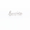Love Talks 1/6 CT. T.W. Diamond "Bestie" Script Ring in Sterling Silver ...